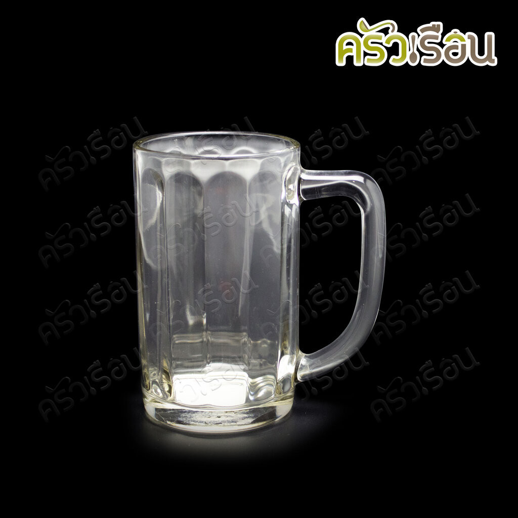 UNION GLASS แก้วเบียร์ ริ้วตั้ง 500 ml. (17.5 oz.) #366 Mug TD 80.80 x ...