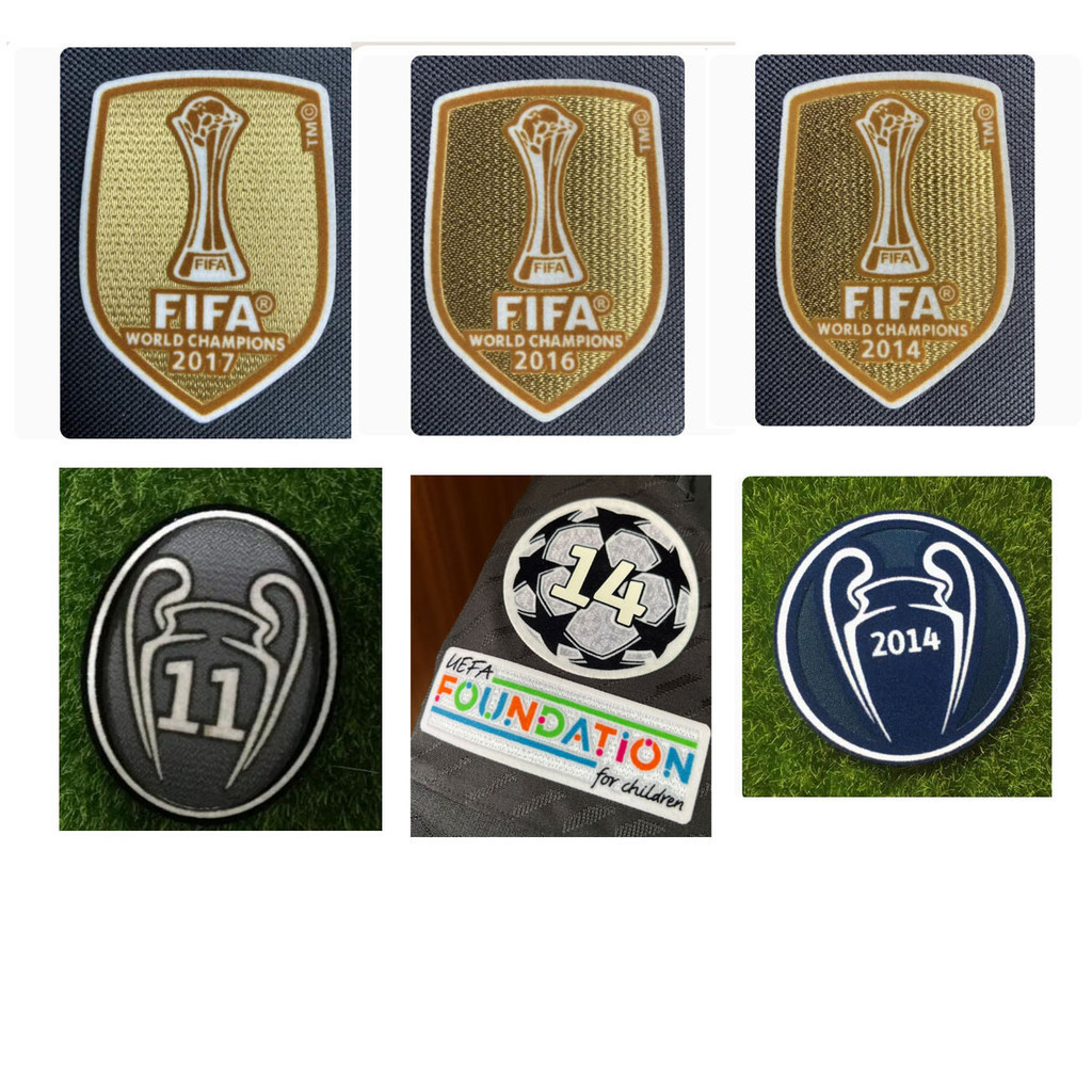 Champions Patch UCL Starball เคารพตราการถ่ายเทความร้อนเหล็กบนฟุตบอล ...