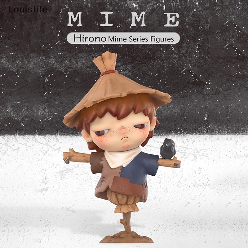 Llph POP MART Hirono Mime Series Mystery Box POPMART Blind Box ฟิกเกอร์แอคชั่นน่ารัก โดย Lang ...