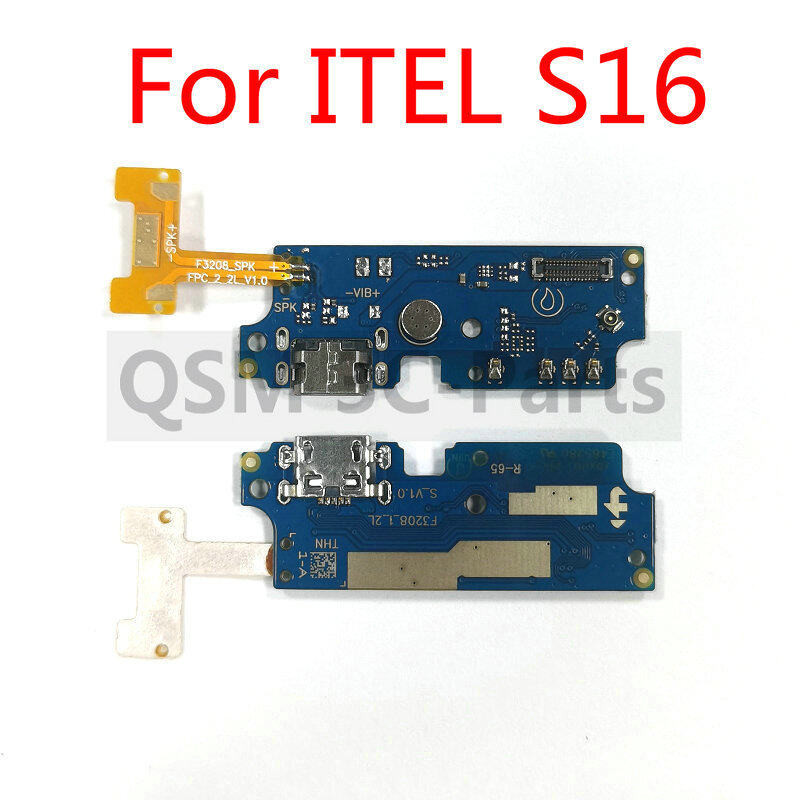 สําหรับ ITEL S16 พอร์ตชาร์จ USB แท่นเชื่อมต่อสายเคเบิลอ่อน พร้อม ...