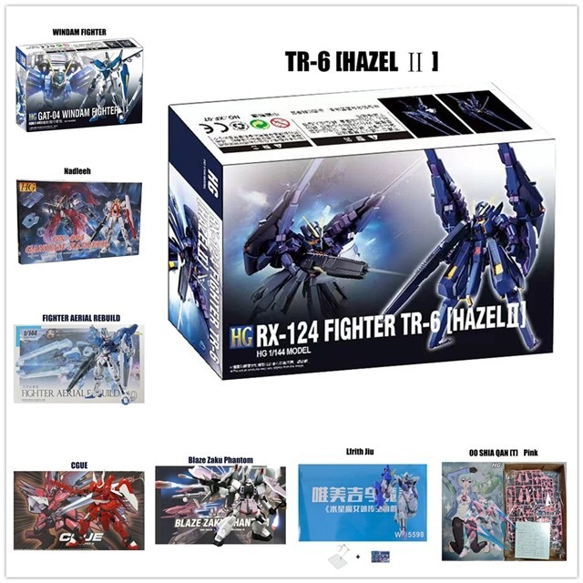 ของเล่นโมเดลกันดั้ม HG TR-6 HAZEL II WINDAM FIGHTER Aerial Permet Score Six Nadleeh TR-6 ...