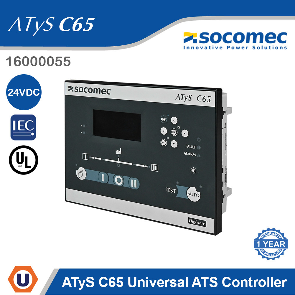 Socomec ATyS C65 universal ATS controller | 16000065 | Ucanbuys ...