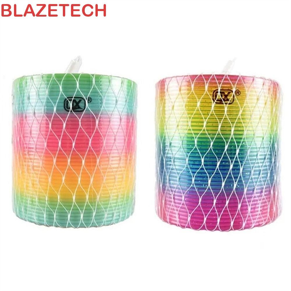 Blazetech สีสายรุ้งวงกลม, Magical ของเล่นพับ Rainbow Spring Coil, Creative Springs ของเล่นความ ...
