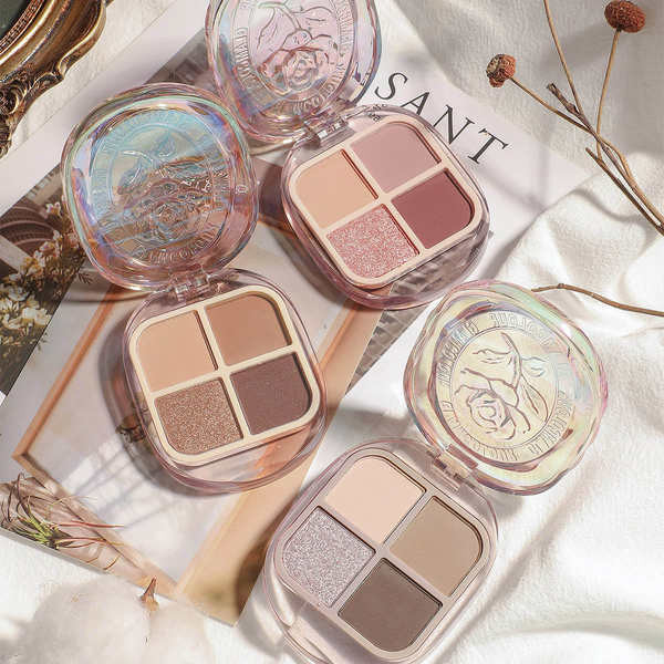 พาเลทตา eyeshadow Magic Color Fire Paint พาเลทอายแชโดว์สี่สี Earth ...