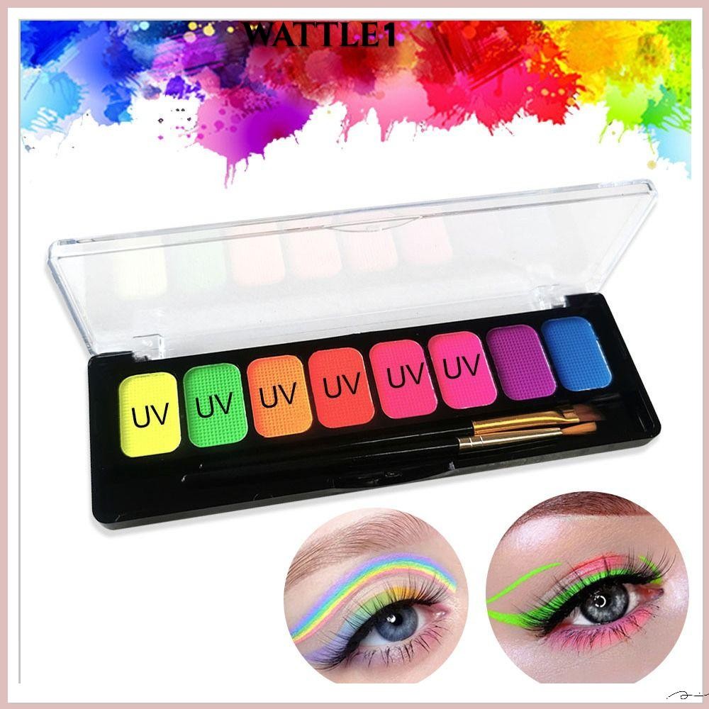 Wttle 8 สี/เซ็ต Body Paint Face แต่งหน้าภาพวาด Pigment พร้อม Make Up ...