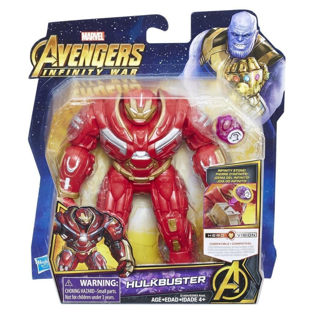 HASBRO MARVEL AVENGERS 6 INCH INFINITY WAR HULKBUSTER WITH INFINITY ...