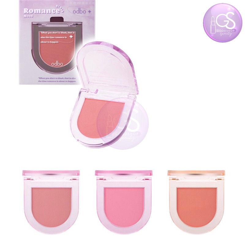 Odbo Romance Mood Blush OD1319 2.8g. โอดีบีโอ โรแมนซ์ มู้ด บลัช | Shopee Thailand