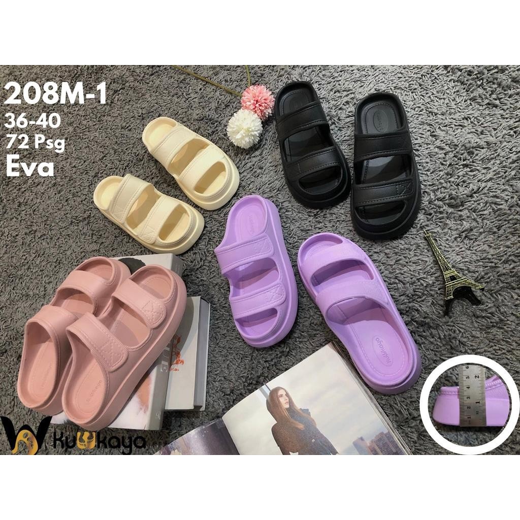 รองเท้าแตะโปโล Eva Ban 2 Emboss X Polos พื้นหนา สีสันสดใส สําหรับ ...