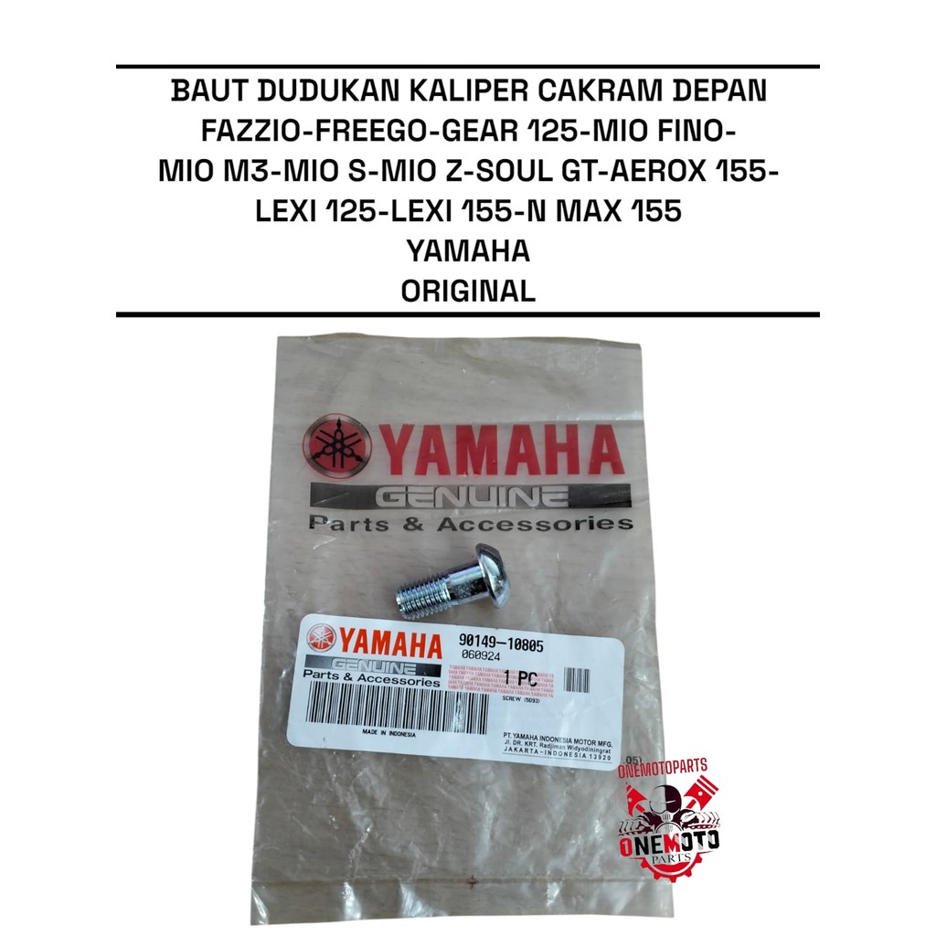 Fazzio FRONT DISC CALIPER HOLDER BOLT FREEGO GEAR 125 MIO M3 SZ SOUL GT ...