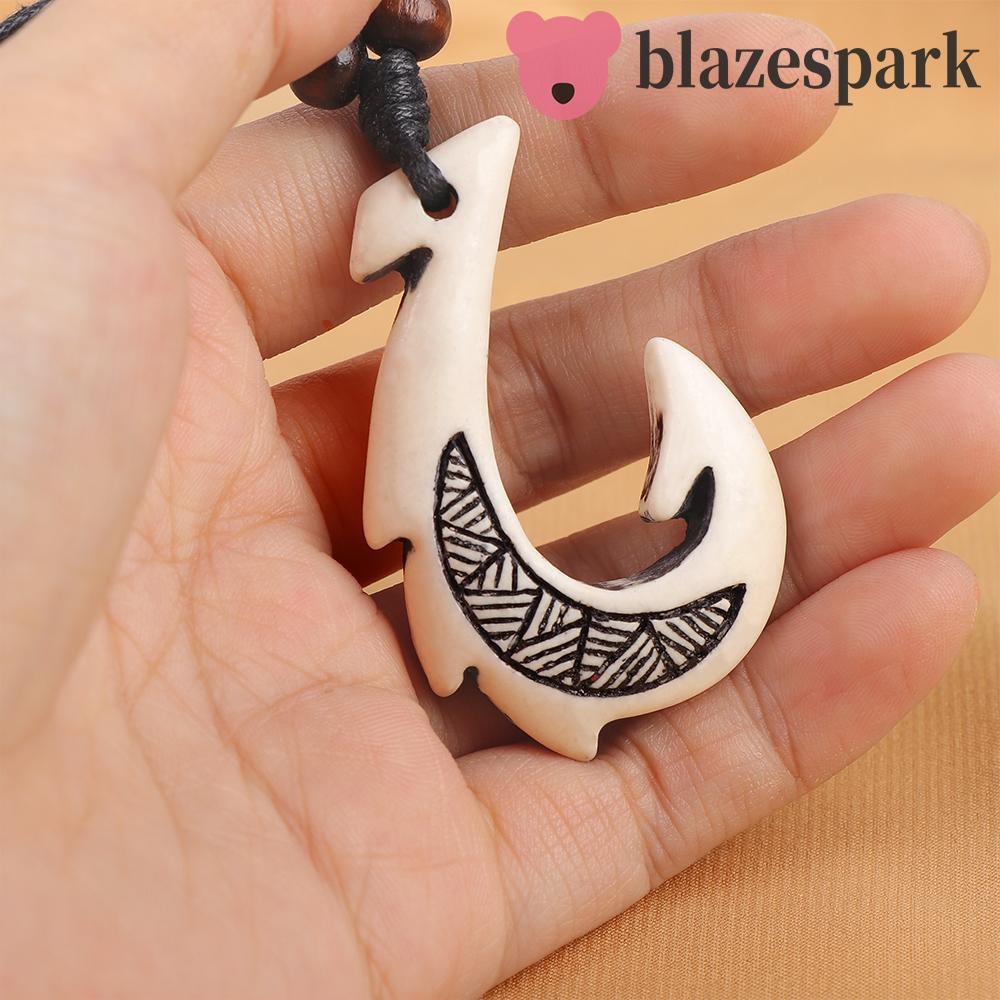 Blazespark DIY เครื่องประดับขี้ผึ้ง Maori สีขาวชนเผ่าผ้าฝ้ายลูกปัดตะขอปลา | Shopee Thailand