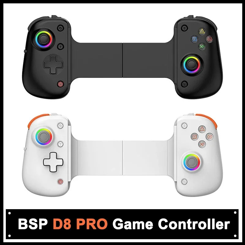 Bsp D8 PRO RGB แท็บเล็ตคอนโทรลเลอร์ไร้สายสําหรับสวิทช์เกมบลูทูธยืดจอยส ...