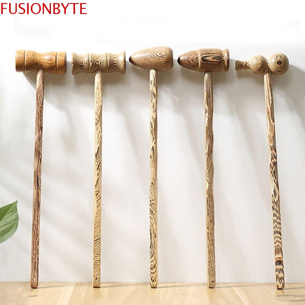 Fusionbyte ไม้นวด Stick, Wing Wood Gourd Shape ค้อนนวดหลัง,ฟิตเนส Meridian Clap Board ไหล่คอ ...