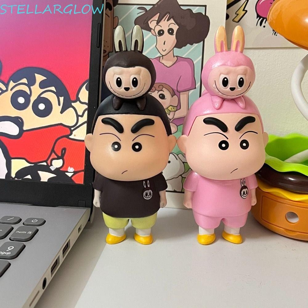 Stellarg Labubu Crayon Shin-Chan รูป, PVC ตุ๊กตารูปปั้น Crayon Shin ...