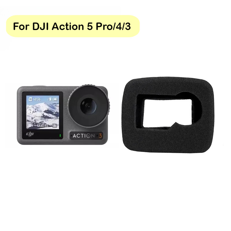 สําหรับ DJI Osmo Action 3 4 5 Pro อุปกรณ์เสริมกล้อง WindSlayer โฟมกระจก ...