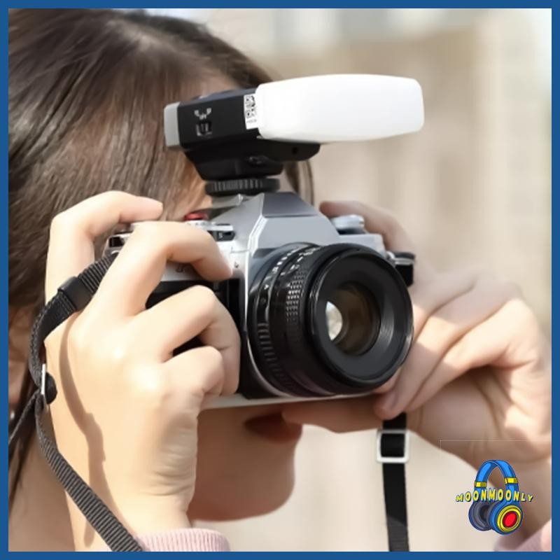 Moon Camera Flash Diffuser Flash Diffuser Softbox เปลี่ยนฝาครอบแสงอ่อน ...