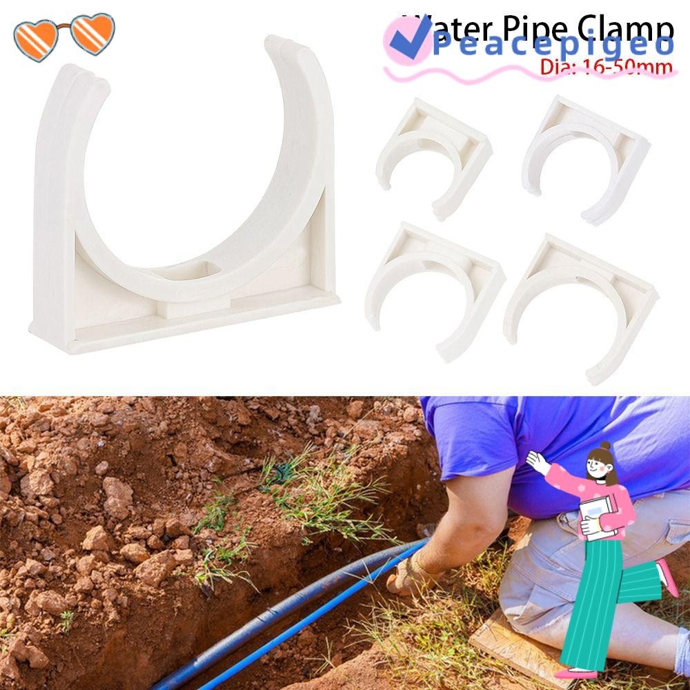 Peacepigeo 10 ชิ้นท่อ Clamp, อุปกรณ์ Snap คงที่รดน้ําอะแดปเตอร์ผู้ถือท่อน้ํา, Aquarium ถังปลาสวน ...