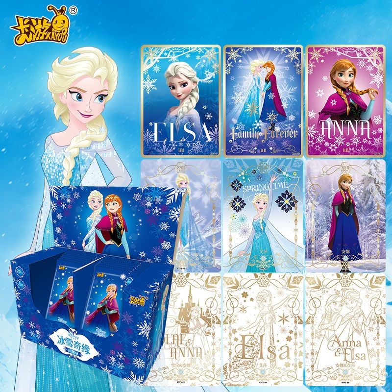 การ์ดแช่แข็งทั้งกล่อง Elsa Elsa Card Princess Card Book Elsa Desktop ...