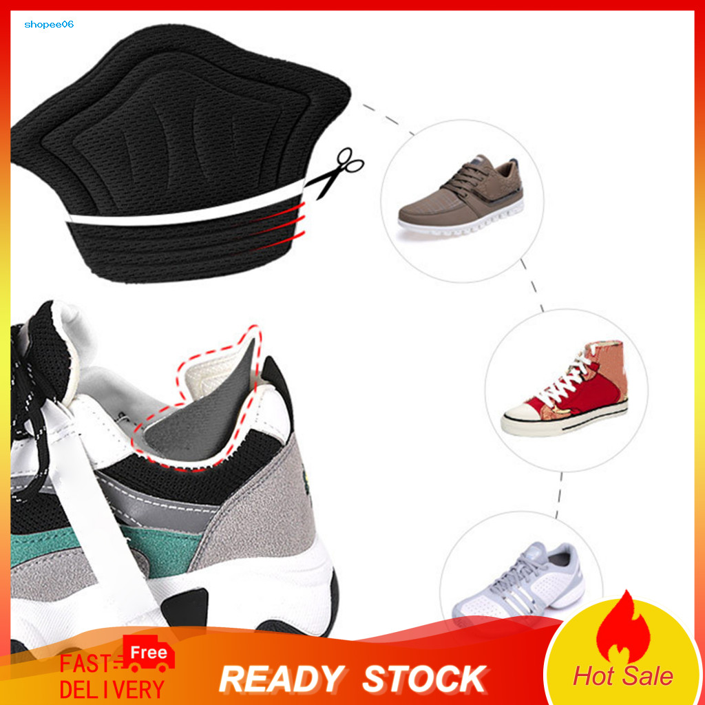 Setn ฟองน้ําเสริมส้นเท้า บรรเทาอาการปวด 1 คู่ สําหรับรองเท้าผ้าใบ | Shopee Thailand