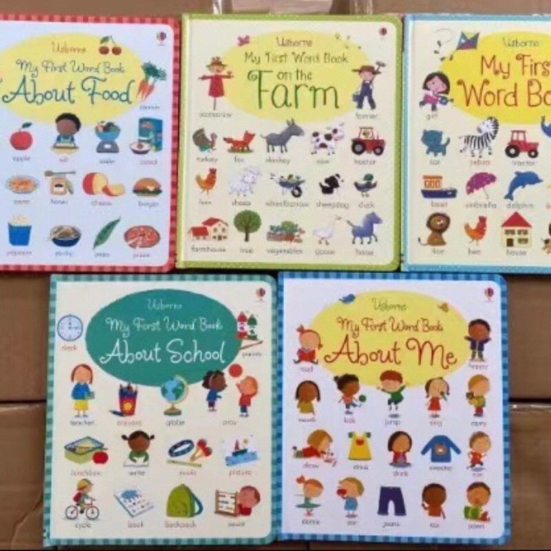 พร้อมส่ง Usborne My First Word Book 5 แบบ หนังสือภาษาอังกฤษ Englishbook ...