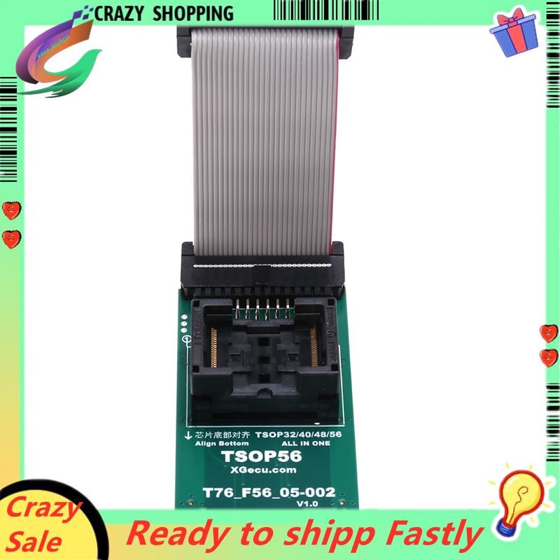 อะแดปเตอร์โปรแกรมเมอร์สําหรับ XGecu T76 โปรแกรมเมอร์ TSOP32 TSOP40 TSOP48 TSOP56 4 in 1 อะแดปเต ...