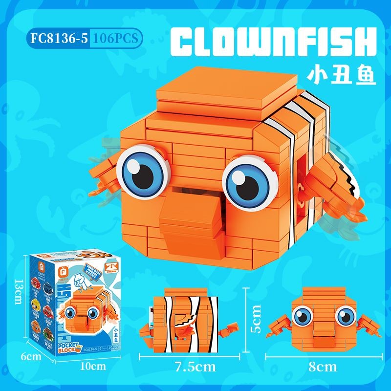 ใช้งานร่วมกับ Lego square orange building blocks movab ความจุ movab ...