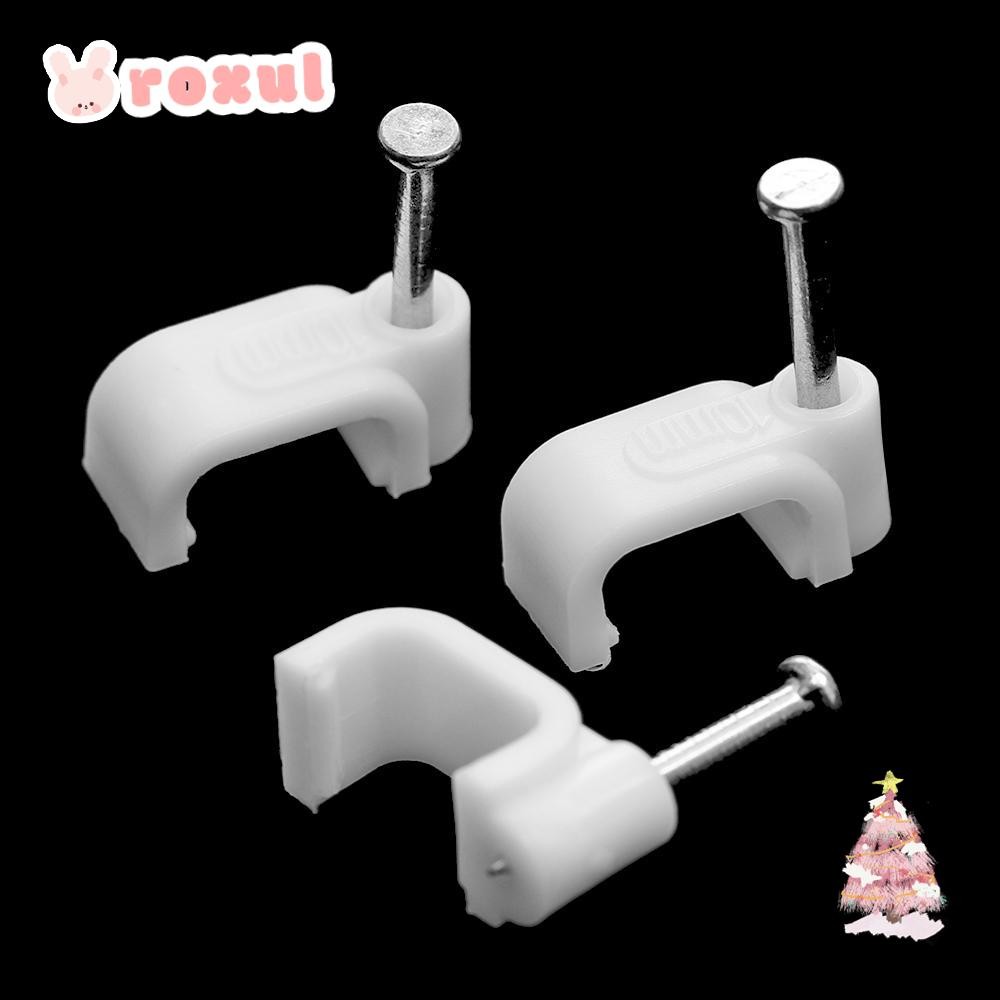 Roxul 100 ชิ้นคลิปสายเคเบิลอเนกประสงค์ที่มีประโยชน์การจัดการสายไฟ ...