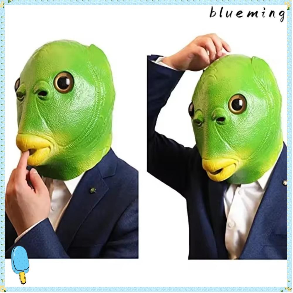 Blueming2 Carnival Party Headdress, Latex Halloween Fish Head , Spoof ...