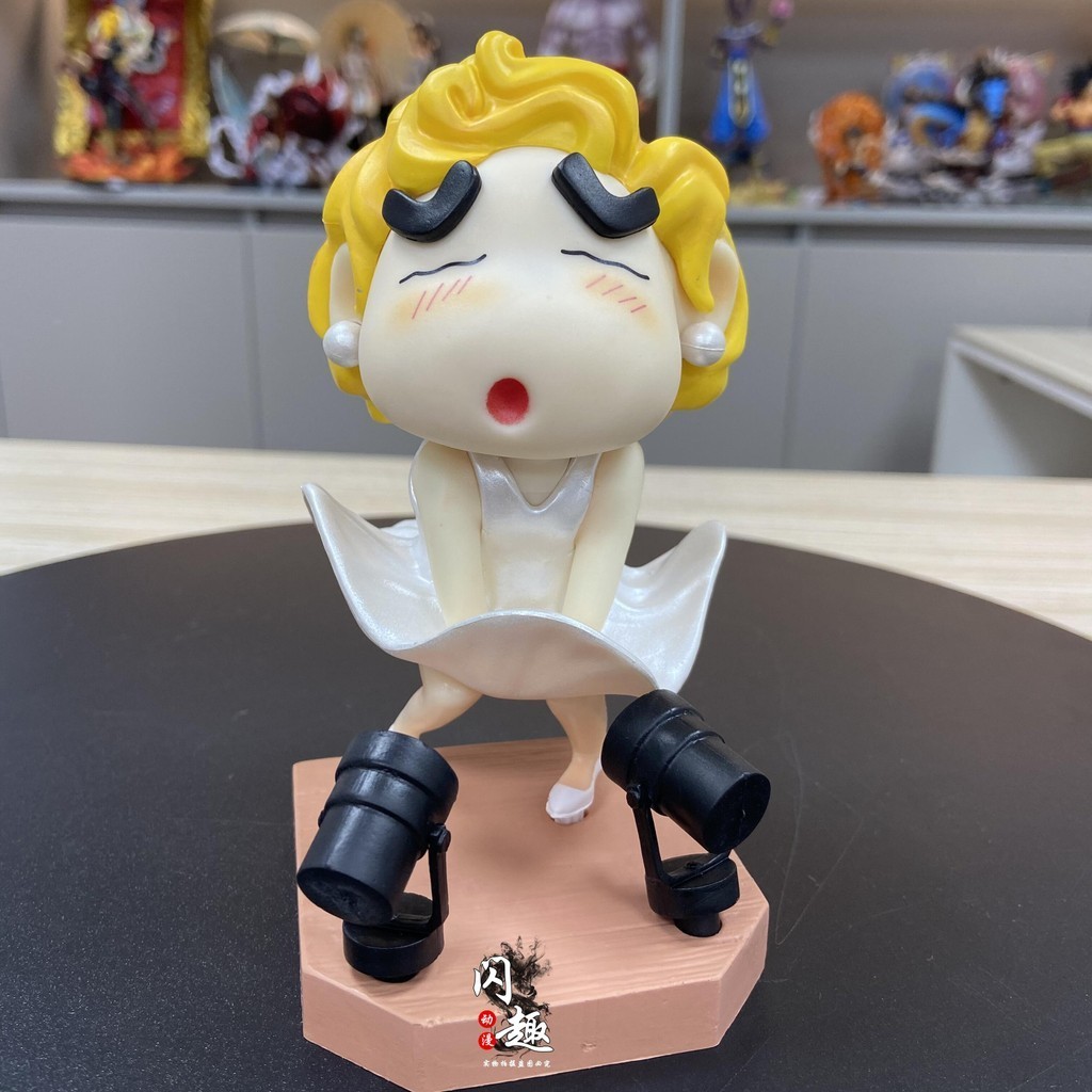 โมเดลฟิกเกอร์ Crayon Shin-Chan COS Marilyn Monroe GK ของเล่นสําหรับเด็ก ...