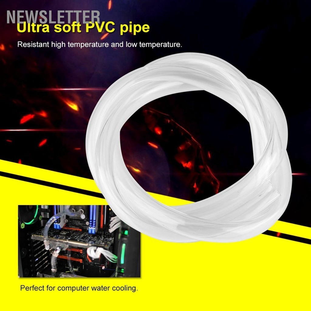 Newsletter คอมพิวเตอร์โปร่งใส PVC Water Cooling Pipe Waterblock Soft ...