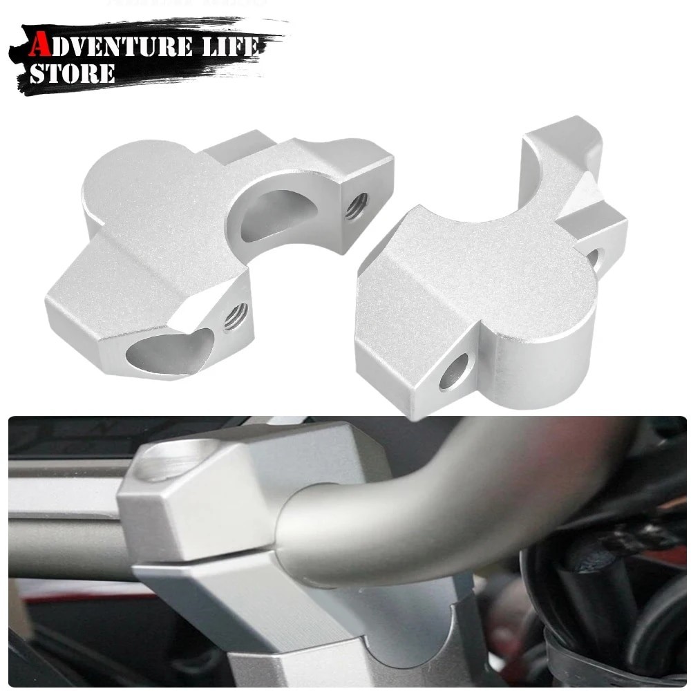 AD Handlebar Riser Heightening Clamp Mount For Honda XADV750 XADV X ADV ...