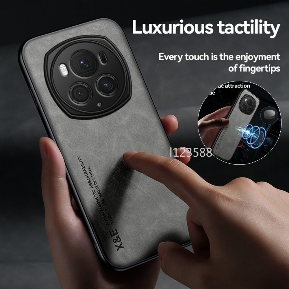 สําหรับ Honor Magic6 Pro 5G 2024 Magic 6Pro Magic6Pro Magic5 Pro เคสโทรศัพท ์ หนังหรูหรากัน ...