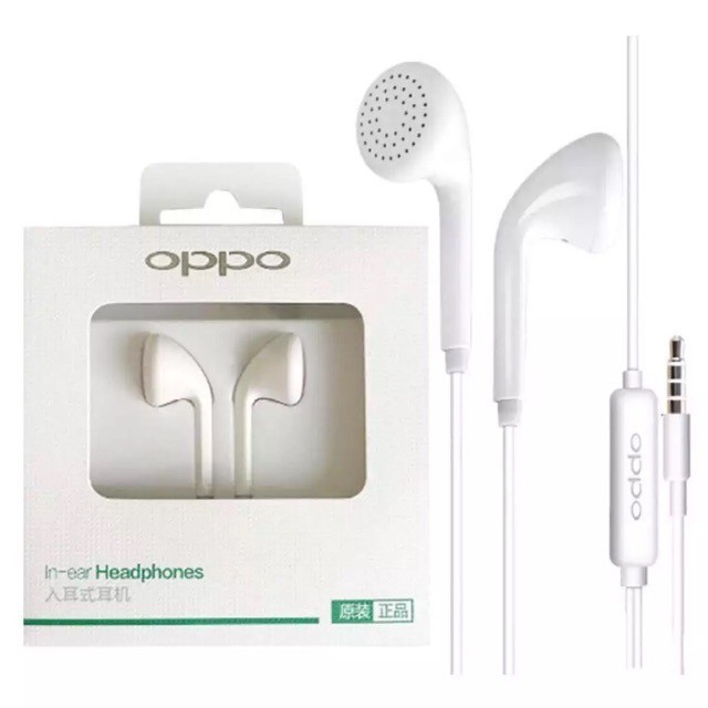 oppo หูฟัง แท้ 100% ใช้กับมือถือ oppo ทุกรุ่น MH133 Mic headphones ...