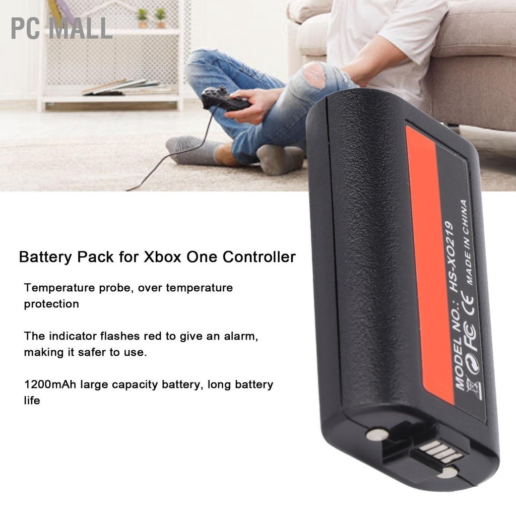 PC Mall ชุดแบตเตอรี่สำหรับ Xbox One Controller 1200mAh เปลี่ยน ...