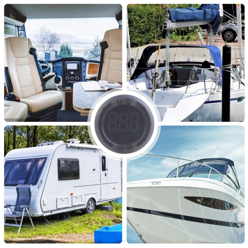 SPT* 6 ชิ้น DC4-100V 3-Digit LED โวลต์มิเตอร์ย้อนกลับ Polarity ...