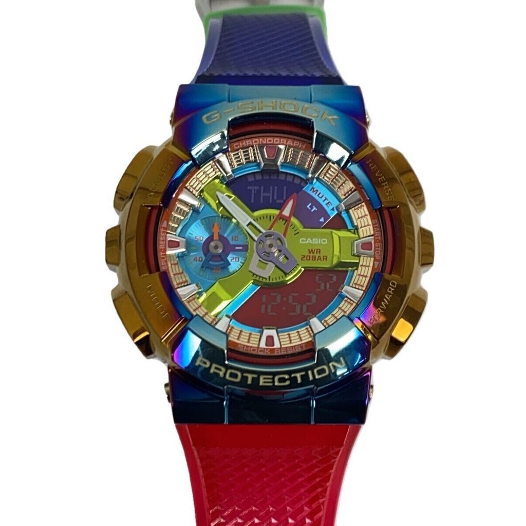 Casio นาฬิกาข้อมือผู้ชาย Quartz G-SHOCK Digiana Rainbow Metal Covered ...