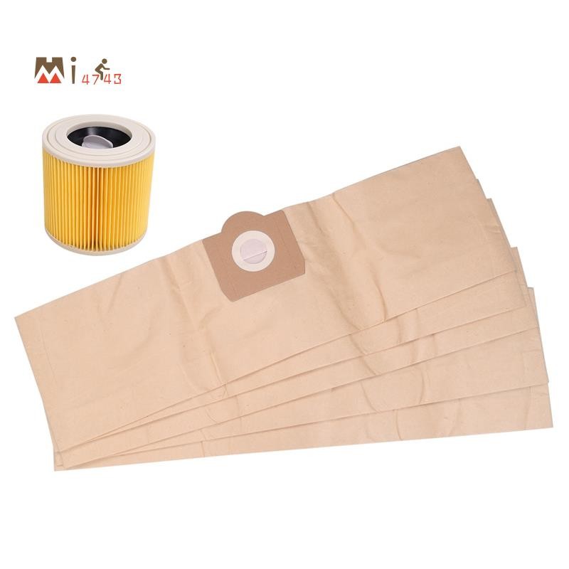 Mi474435X ถุงเก็บฝุ่น 1X Filter สําหรับ WD3 Premium 3,300 M 3,200 WD3 ...