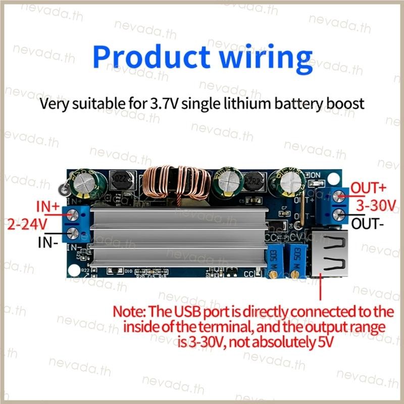 Nev ʚɞ Boost Converters แบบปรับได้ Step Up ไดร์เวอร์โมดูลจ่ายไฟคงที่ ...