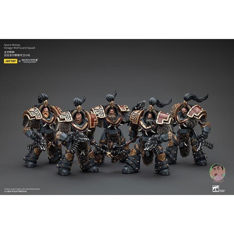 JOYTOY Warhammer 40K Space Wolves Varagyr Wolf Guard Squad Action ...