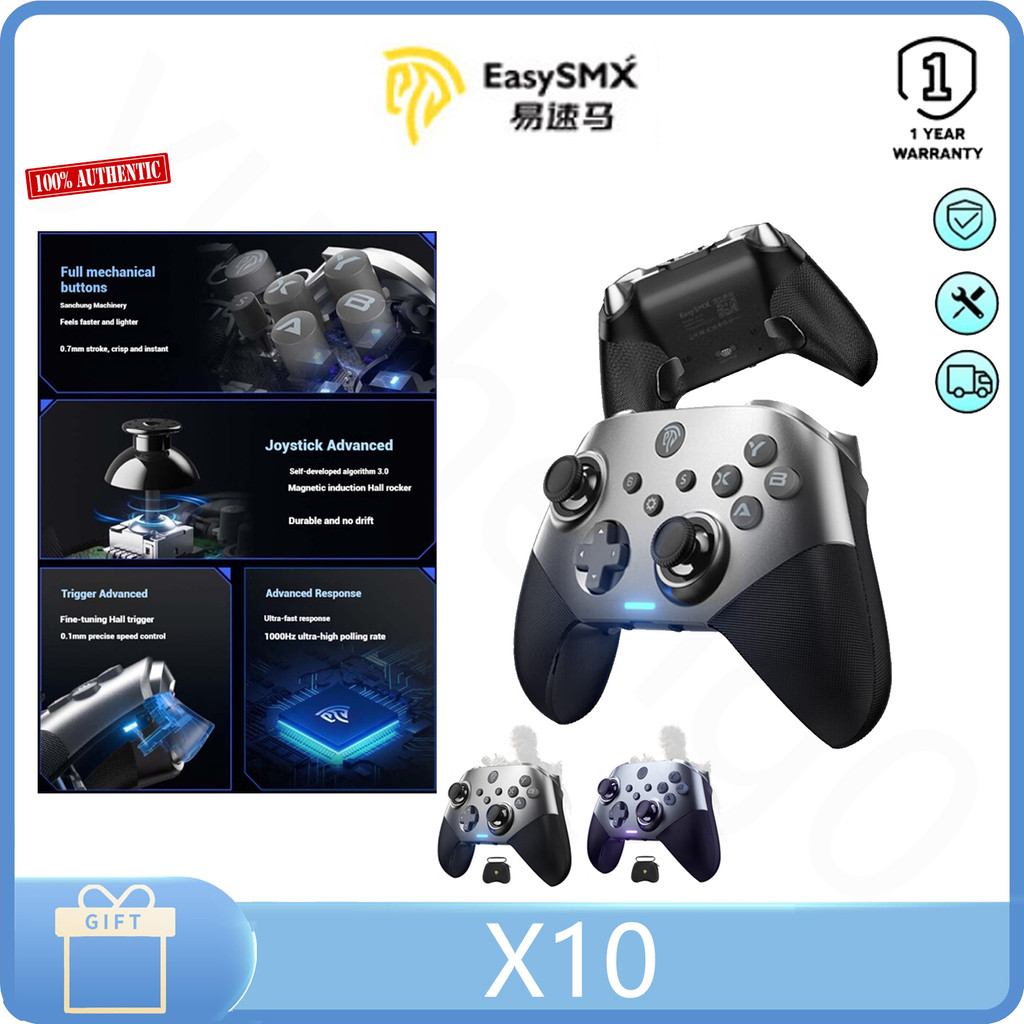 EasySMX X10 three-mode wireless gamepad Bluetooth switch Android ...