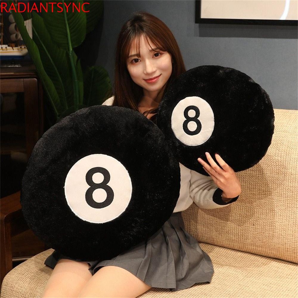 Radiantsync บิลเลียด 8 Ball ของเล่นตุ๊กตา 35/50 ซม.โซฟาตกแต่งเบาะรองนั่งแปดลูกเบอร์ หมอนตุ๊กตา 8 ...