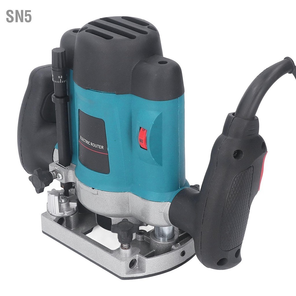 SN5 เราเตอร์ไม้ไฟฟ้าปรับความลึกมัลติฟังก์ชั่นเครื่องไม้สำหรับแกะสลักตัด Slotting | Shopee Thailand