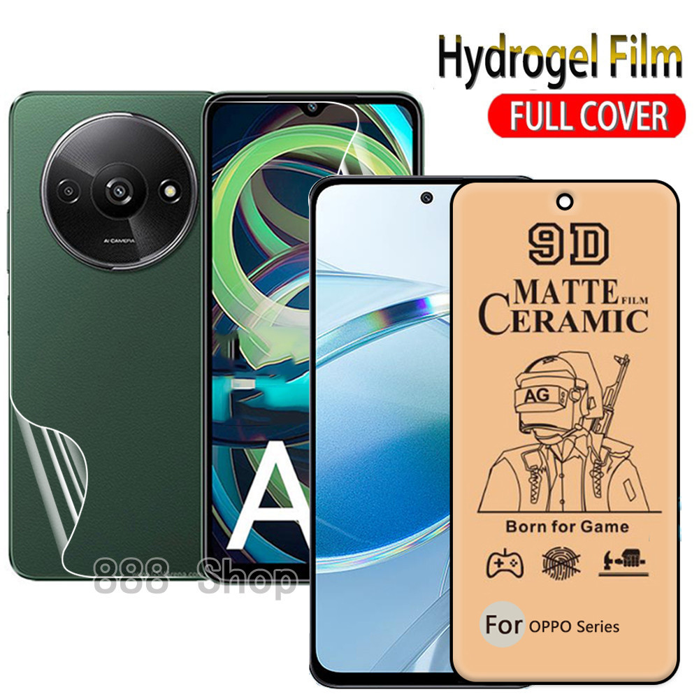 ฟิล์ม ใส ด้าน สำหรับ Redmi A3 13C 12 12C A1 A2Plus 10 10A 10C 5G 9 9A 9C 9T 8 8A Note12 Note11 ...