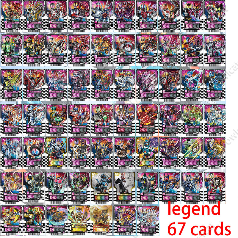 Set Ride Chemy Card (Bright Colors / Laser Color) dx size Kamen Rider ...