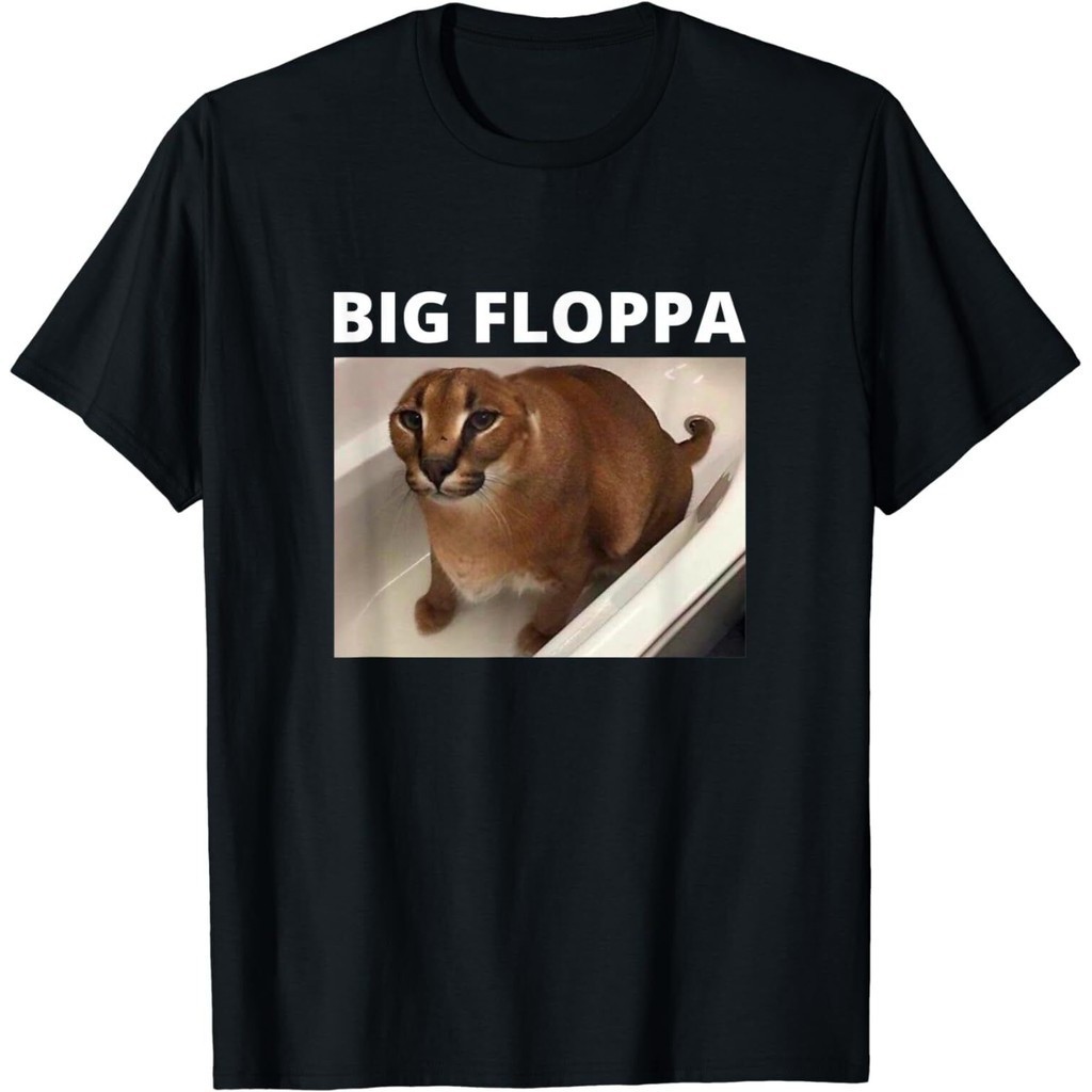 My Beloved Caracal Cat Big Ears, เสื้อยืด Big Floppa Meme | Shopee Thailand