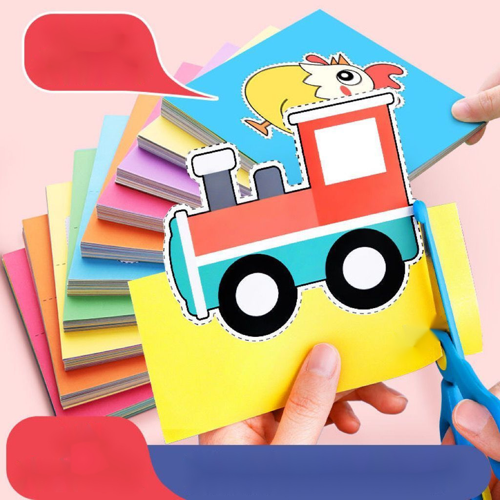 Children's Paper-Cut Handmade Baby Fun Educational Children's Toys ...