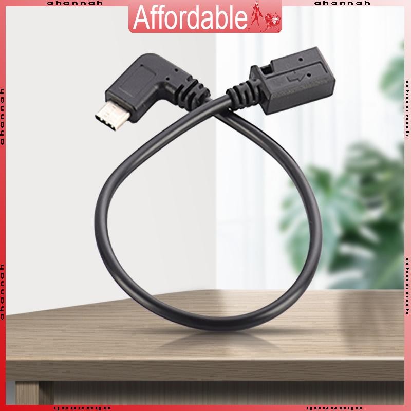 Ah 90 องศา Type C ถึง Mini USB Extension Cable Mini USB หญิง USB C ชาย ...