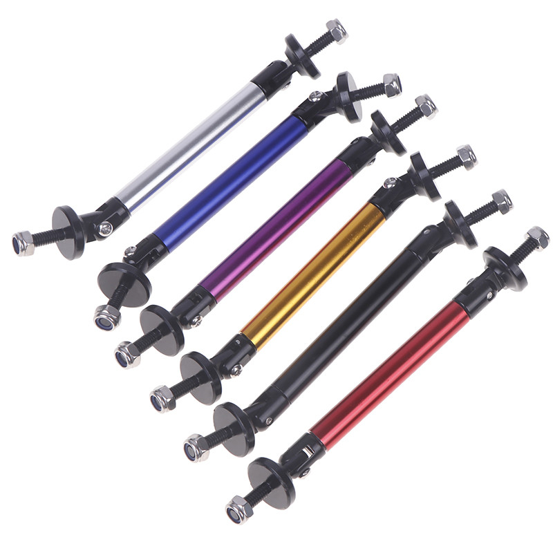 [Dew] 2psc Universal Racing Adjustable Front Back Bumper Lip Splitter ...