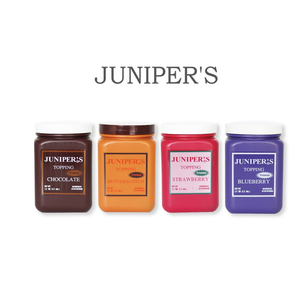 Juniper Sundae Topping ไซรัปท็อปปิ้ง มีให้เลือก 4 รสชาติ ขนาด 1.2Kg ...