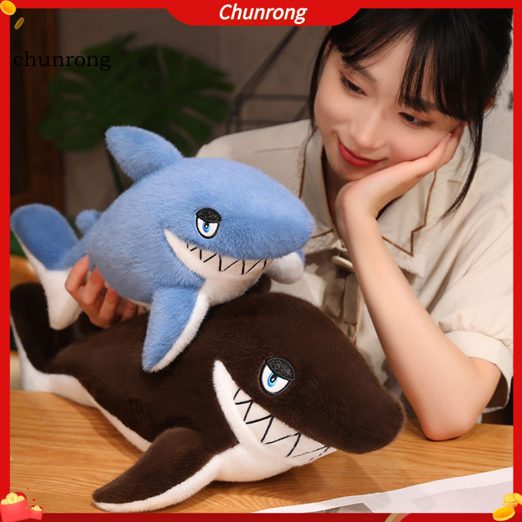Long-lasting Shark Companion Vivid Shark รูปแบบตุ๊กตา Giant White Shark ...