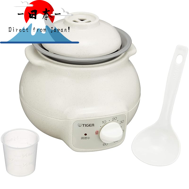 [Direct from Japan] Tiger Electric Congee Rice Cooker, 3-Cup Serving ...